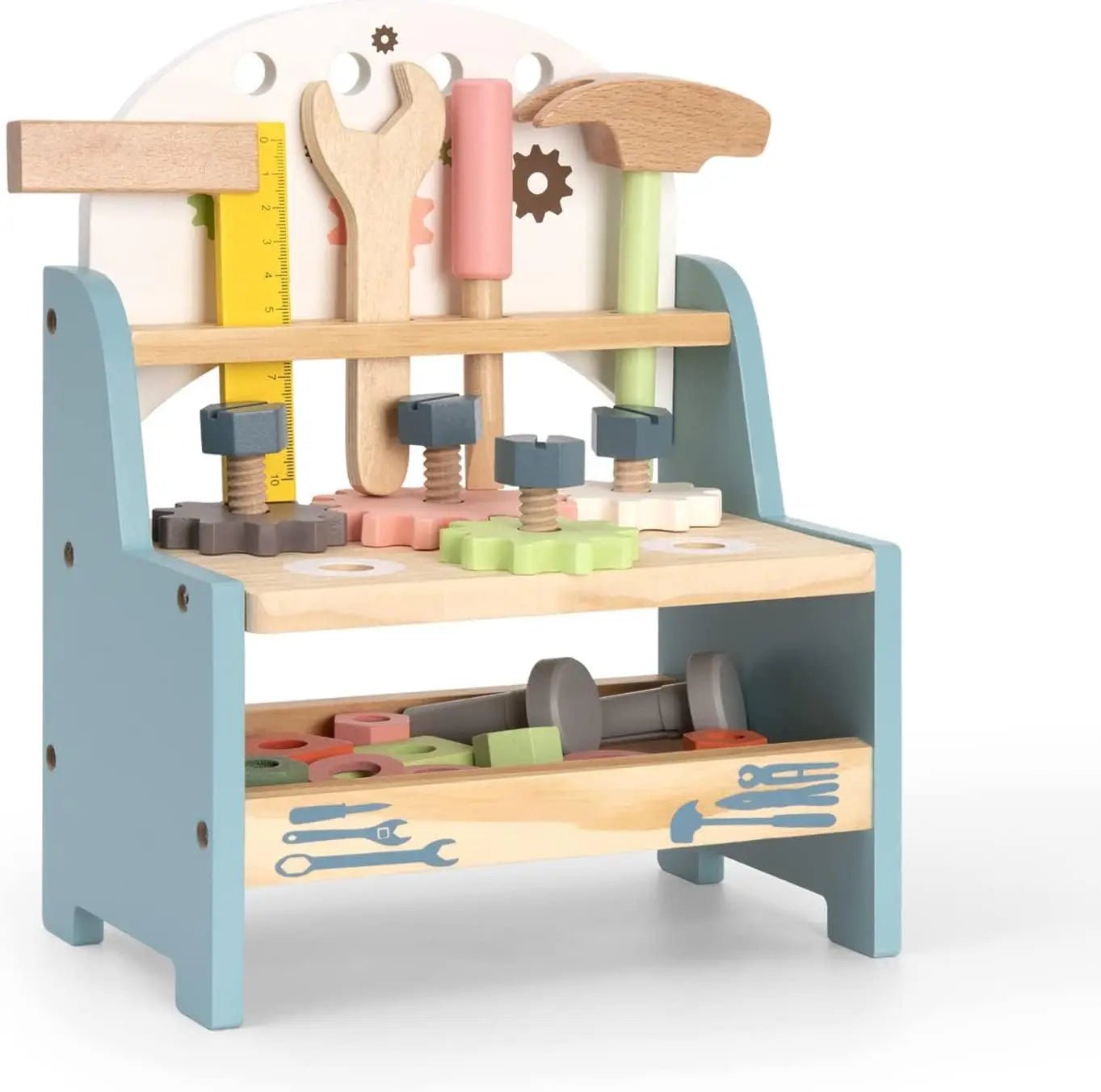 Mini Wooden Tool Bench Set – TIMBER TEACH